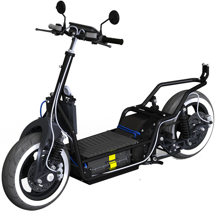 Barebone scooter platform by Edison Motors from 🇹🇭 Thailand - Scooter News